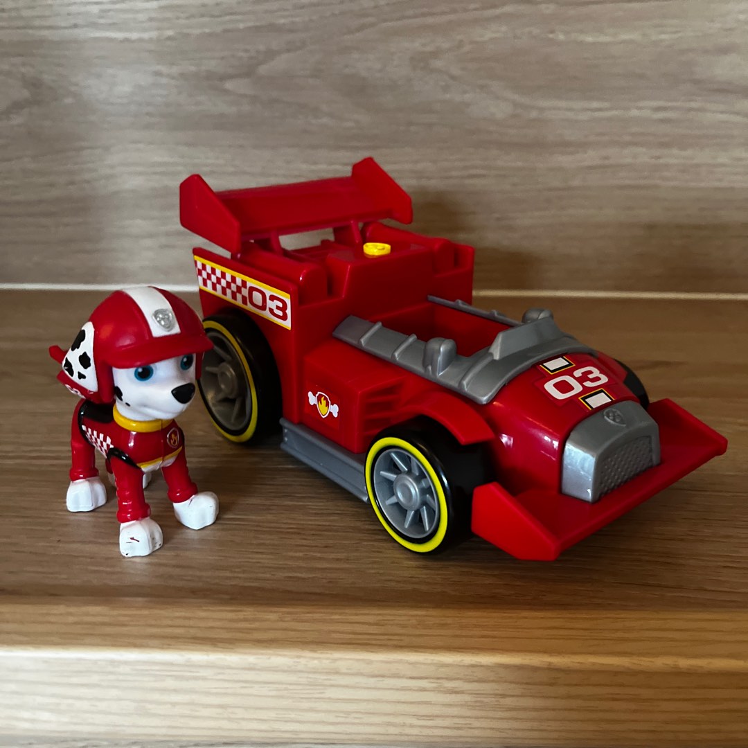 Paw Petrol Marshall Race Car Spinmaster, Hobbies & Toys, Toys & Games ...