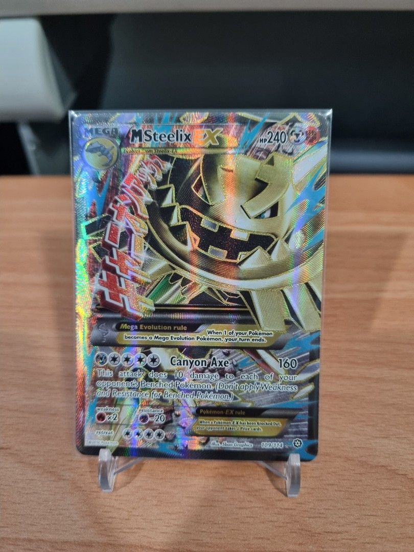 Pokemon Mega Steelix EX Full Art XY Steam Siege 109/114 Card, Hobbies ...