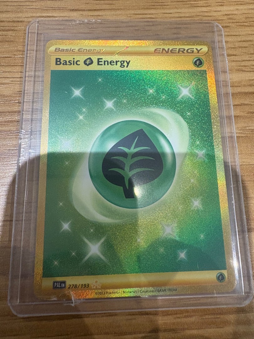 Pokemon TCG Paldea Evolved Gold Leaf Energy 278/193, Hobbies & Toys ...