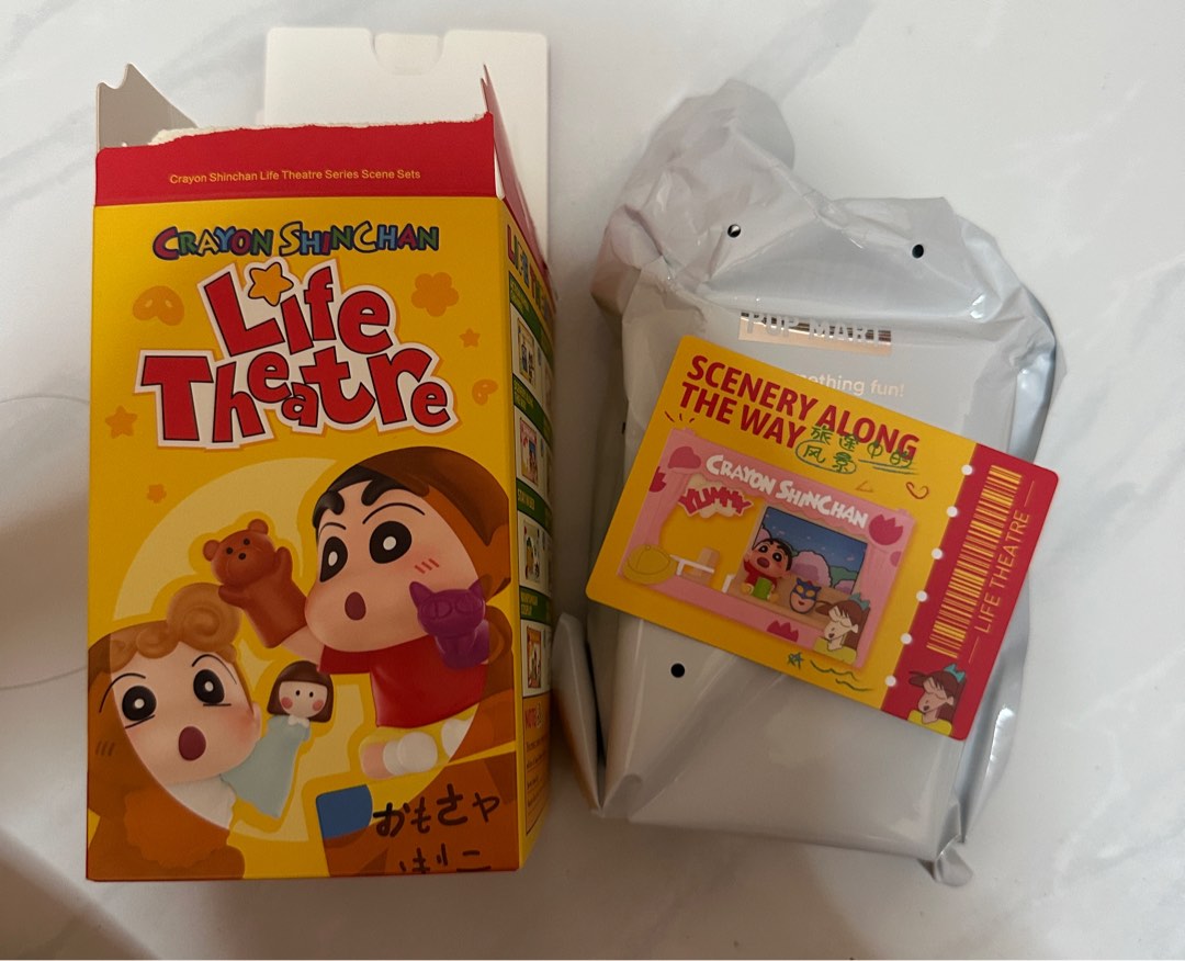 Popmart Crayon Shinchan Life Theater (Scenery along the way), Hobbies ...