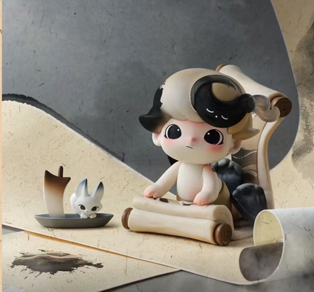 Popmart dimoo stories in the cup spring brings springtime / river ...