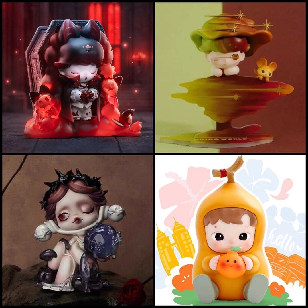 Popmart Skullpanda The Glimpse Limited Edition Figure | Dimoo Embrace ...