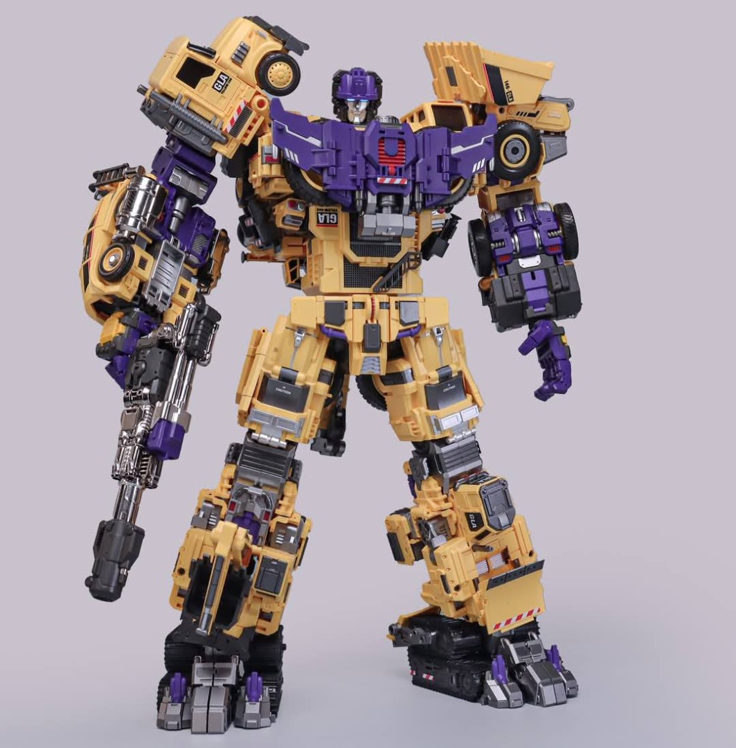 Mecha Invasion, Heavy Builder Yellow (G2 Devastator), Transformers ...