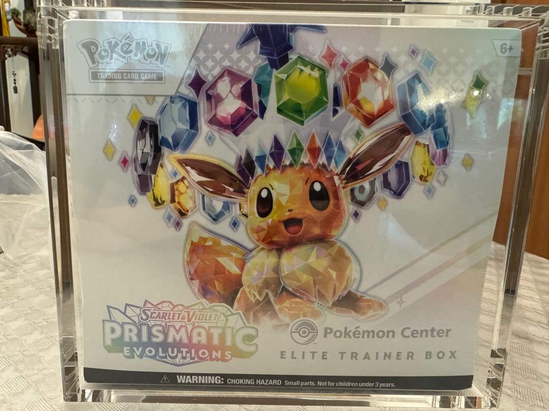 Prismatic Evolutions [Pokemon Center] ETB, Hobbies & Toys, Toys & Games ...