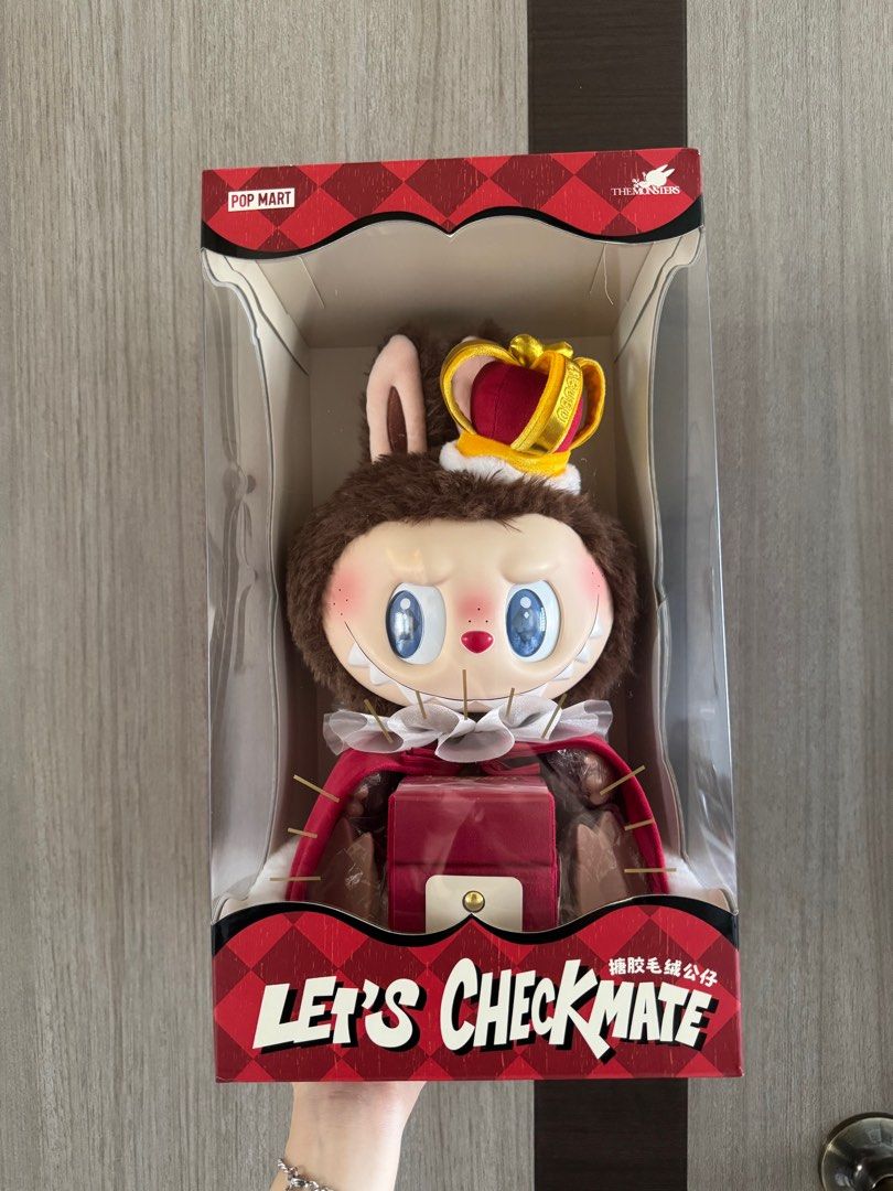 [REDUCED TO CLEAR] Authentic The Monsters Labubu Let’s Checkmate King ...