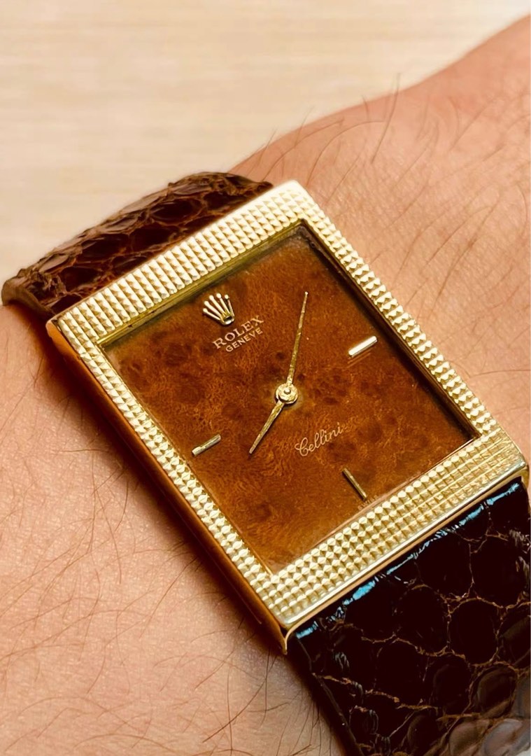 Rolex Celini Wood dial Ref.4127, Hobbies & Toys, Memorabilia ...