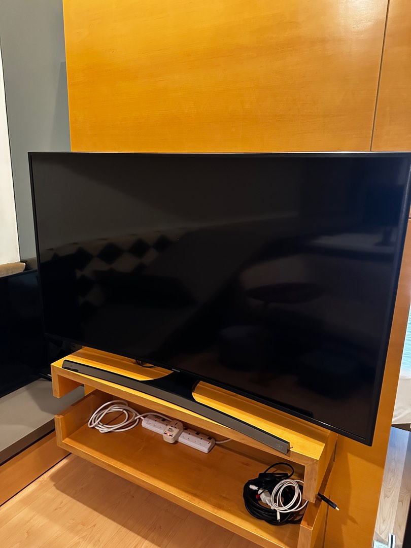 Samsung 55 inch Smart TV (no remote) + Chromecast (with remote), TV ...