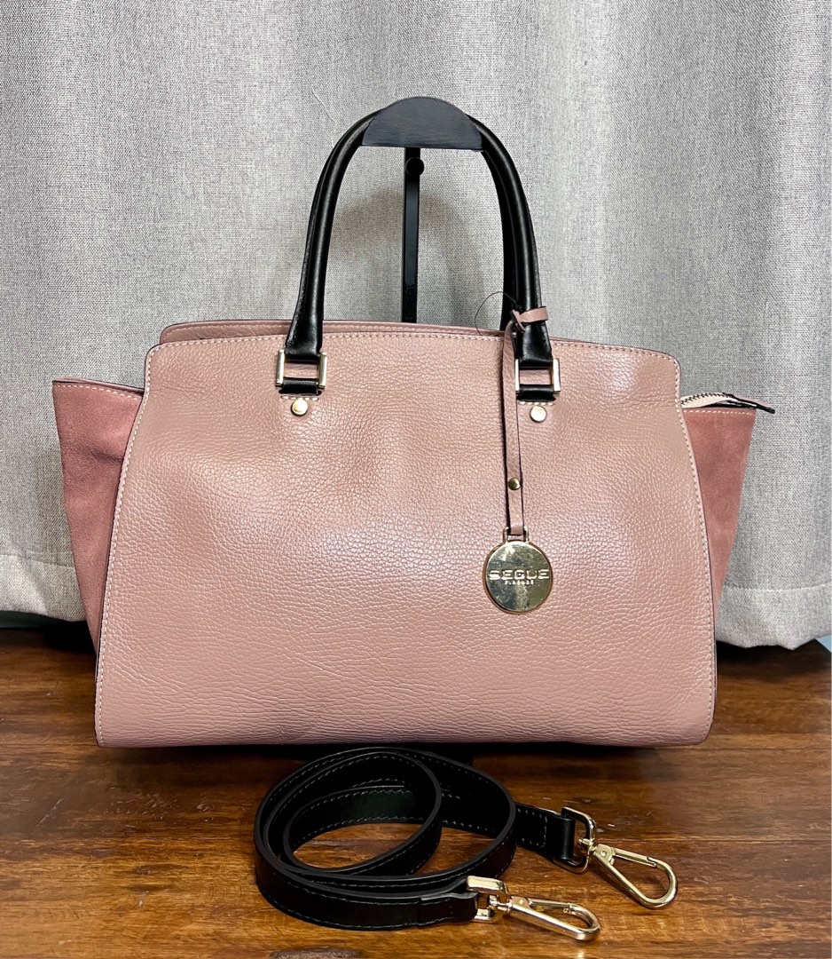 SEGUE Italian Leather Work Bag 100% ORIGINAL, Women's Fashion, Bags ...