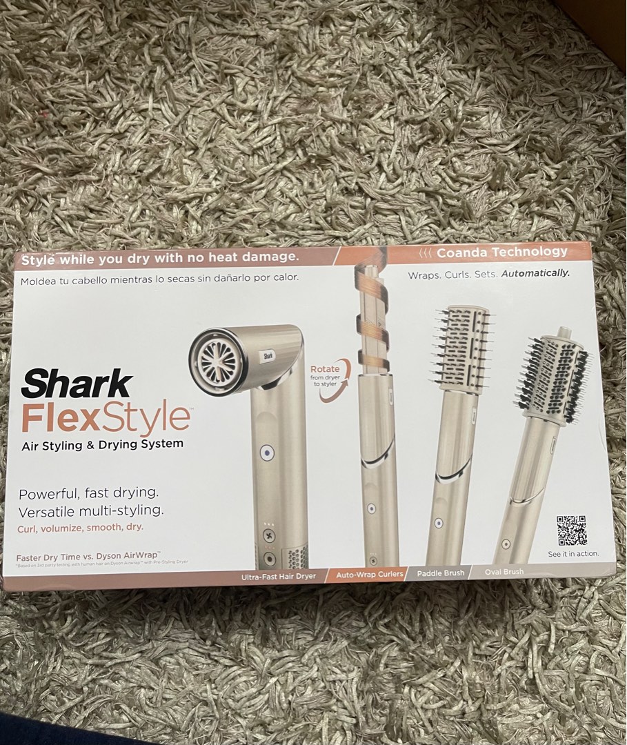 Shark flex air style blower curler straight, Beauty & Personal Care ...
