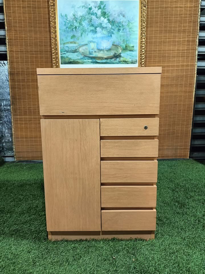 Side Drawer Cabinet with lock& keys, Furniture & Home Living, Furniture ...