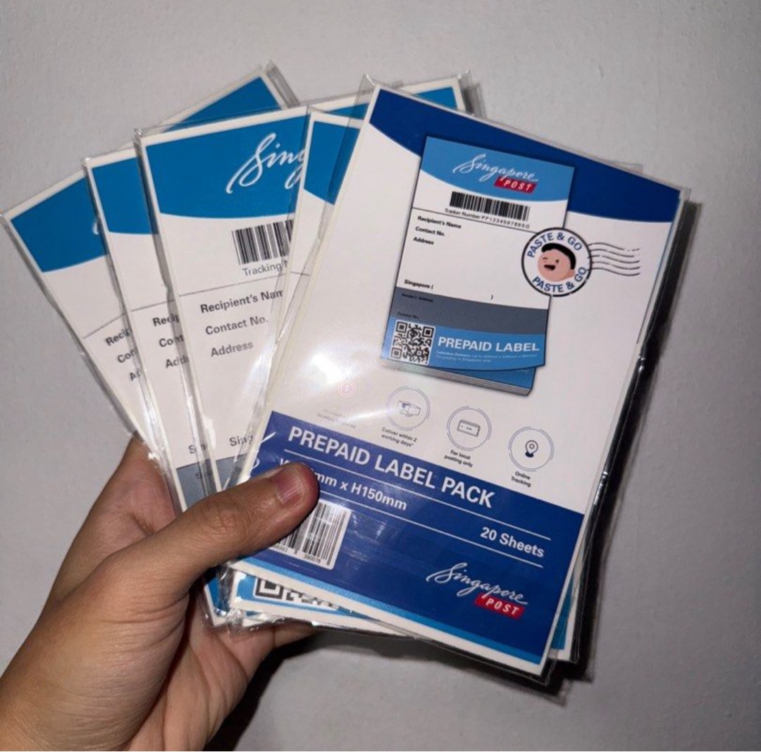 Singpost Prepaid Label (Pack of 20), Hobbies & Toys, Memorabilia ...