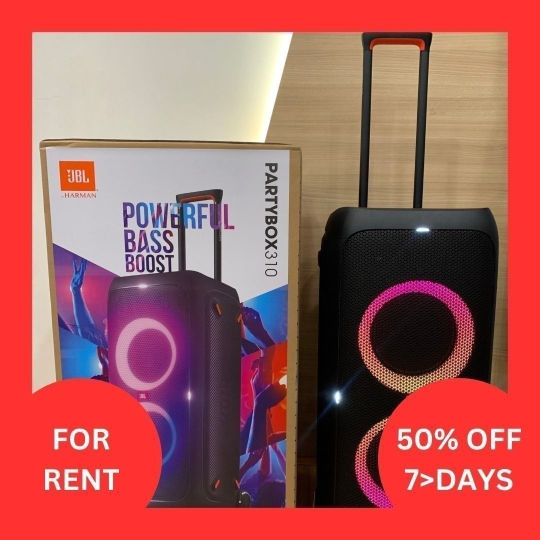 (Speaker Rental / Rent Sewa) JBL Partybox CLUB 320 240W (50% off on ...