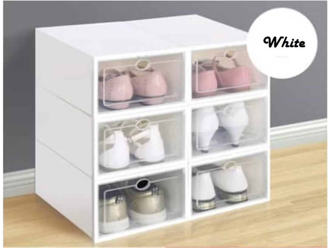 Stackable Shoe Box (Set of 12), Furniture & Home Living, Furniture ...
