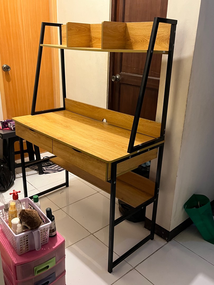 Study desk table, Furniture & Home Living, Furniture, Tables & Sets on ...