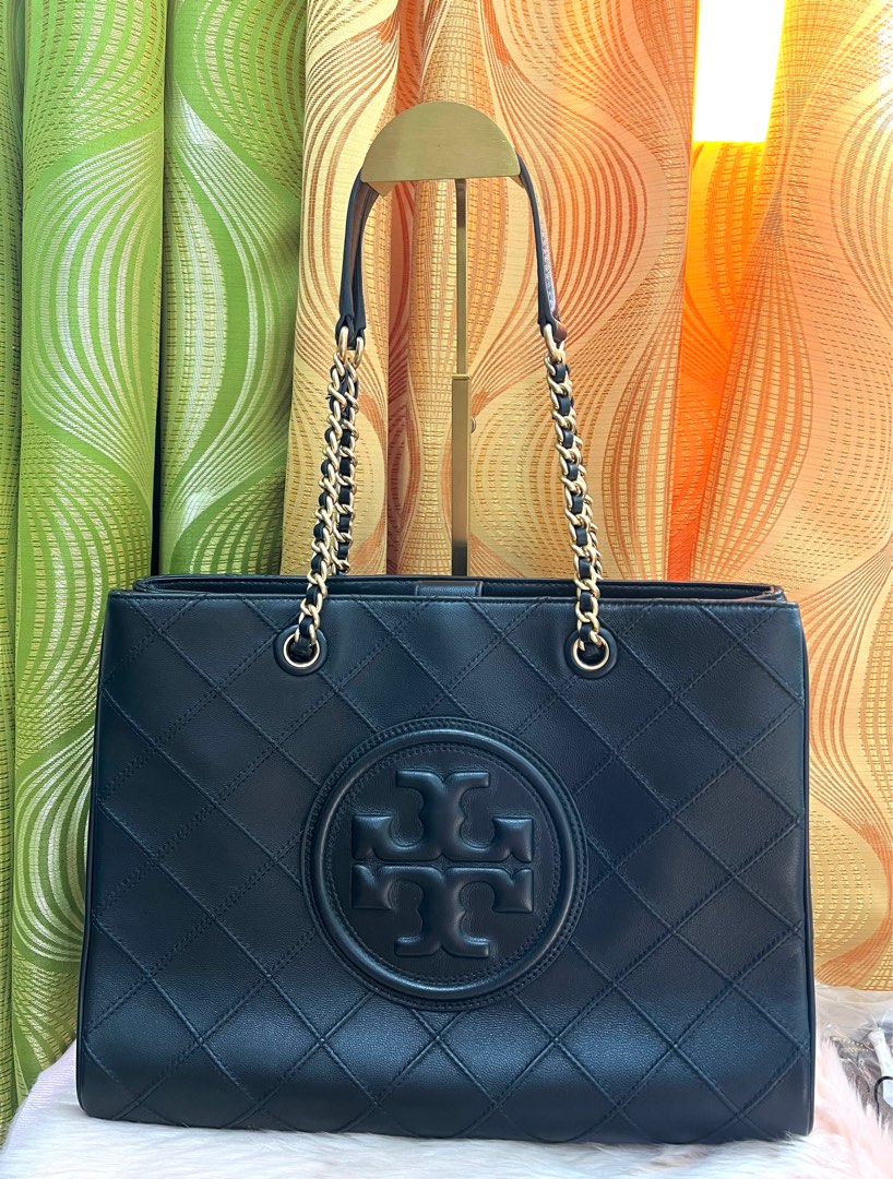 Tory Burch Fleminf Soft Chain Tote ( Authentic ), Luxury, Bags ...