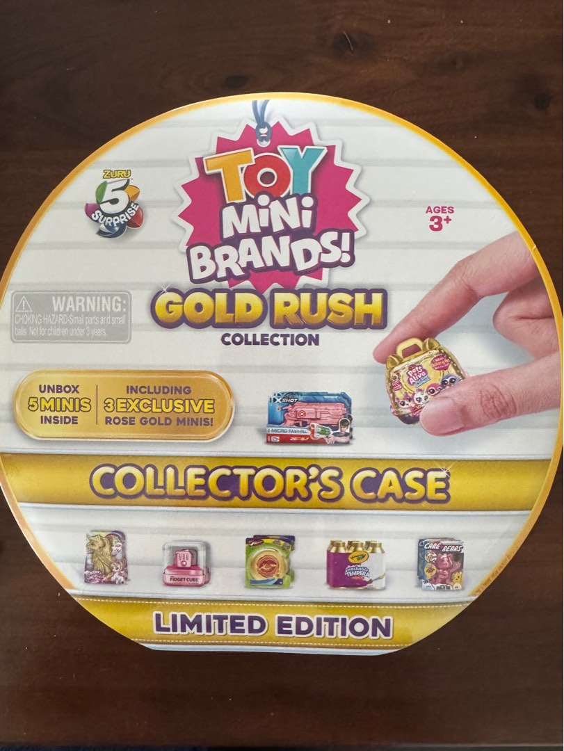 TOY Mini Brands! Gold Rush Collection - Limited Edition, 興趣及遊戲, 玩具 & 遊戲類 - Carousell