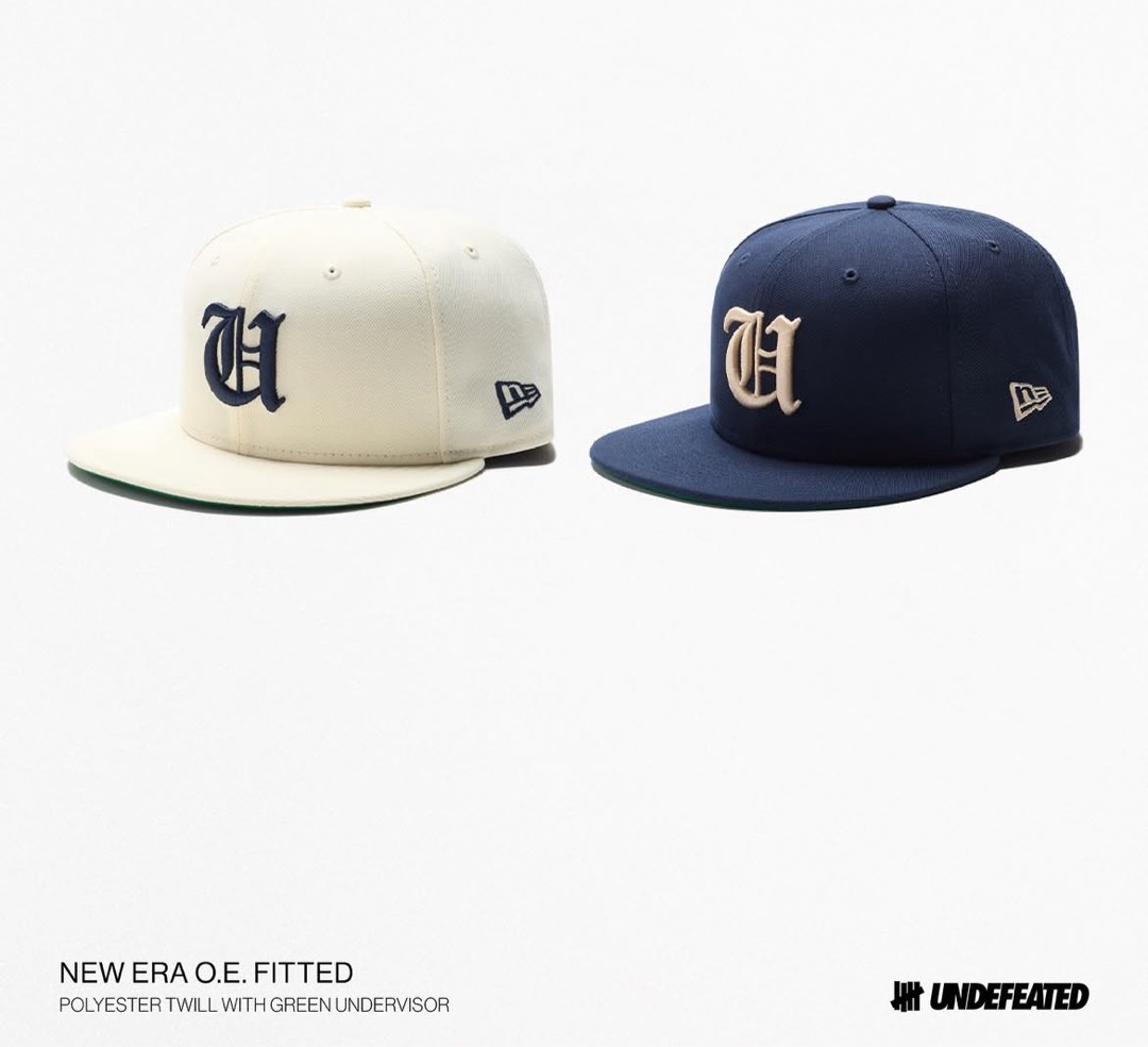 Undefeated x NE O.E Fitted Cap, Men's Fashion, Watches & Accessories ...