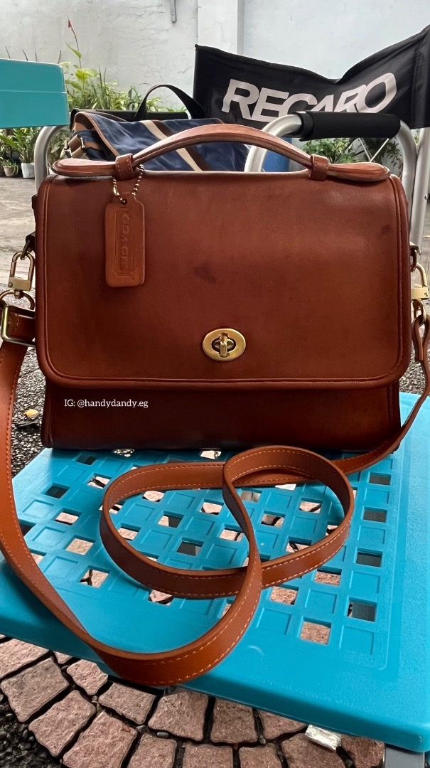 Vintage Coach Court Bag in BT, Women's Fashion, Bags & Wallets, Cross ...