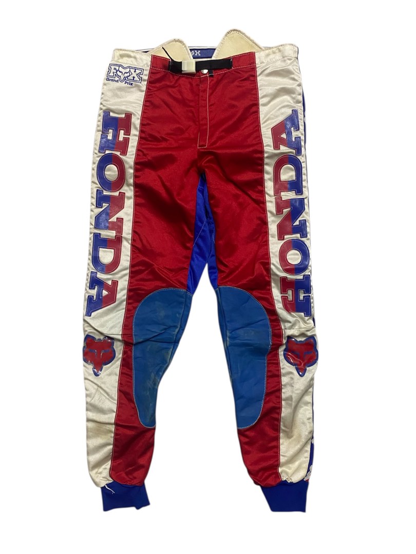 Vintage Fox Racing Honda scramble, Men's Fashion, Bottoms, Joggers on ...