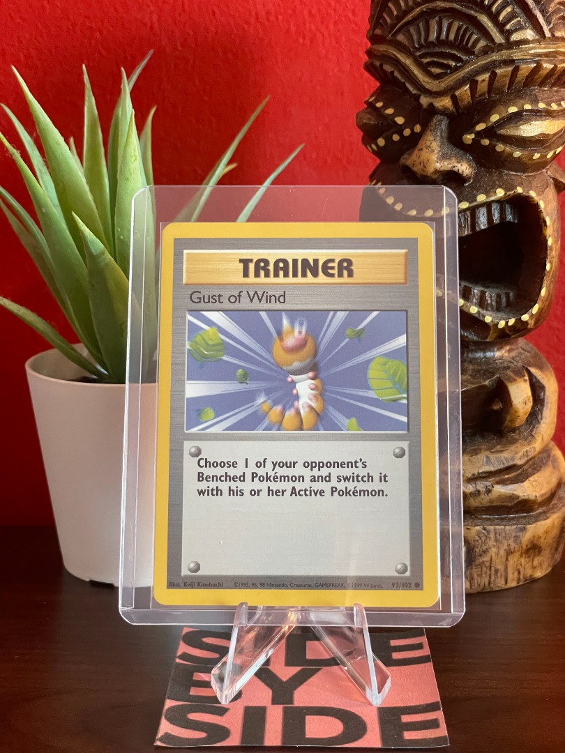 Vintage Pokemon TCG Card - Gust of Wind (Base Set, #93/102), Hobbies ...