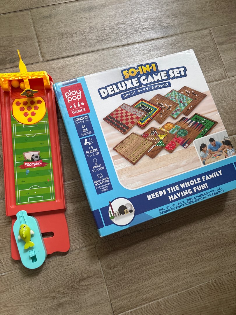 50-in-1 Deluxe Game Set, Hobbies & Toys, Toys & Games on Carousell