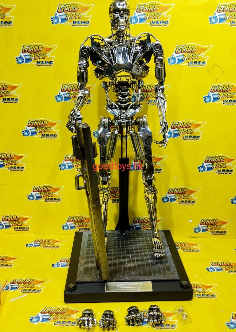 中古無盒 HOTTOYS MMS352 1/6 12吋 TERMINATOR GENISYS ENDOSKELETON未來戰士 創世智能 未來戰士骨架, 興趣及遊戲, 玩具 & 遊戲類 ...