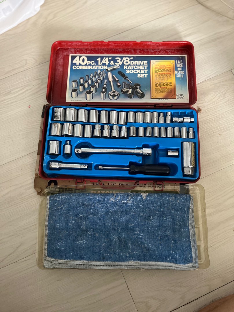 Antique vintage wrench and socket set, Furniture & Home Living, Home ...