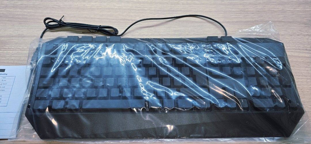 ASUS Wired Keyboard Backlit (Red) KB V2, Computers & Tech, Parts ...