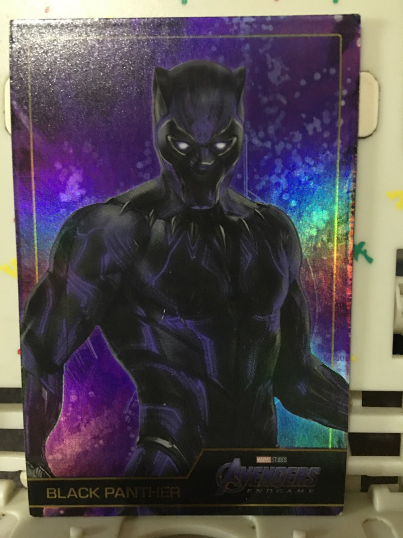 Avengers End Game card Black Panther, Hobbies & Toys, Toys & Games on ...