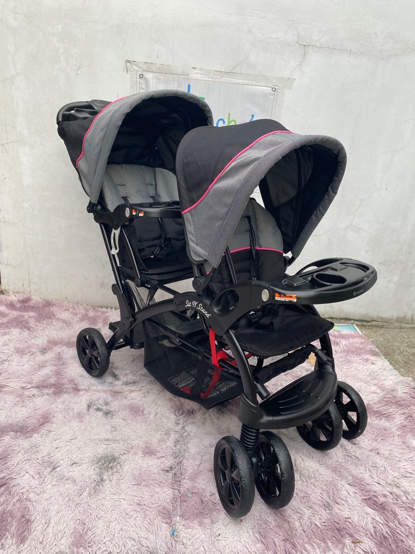 Baby trend Sit and stand tandem Stroller, Babies & Kids, Going Out ...