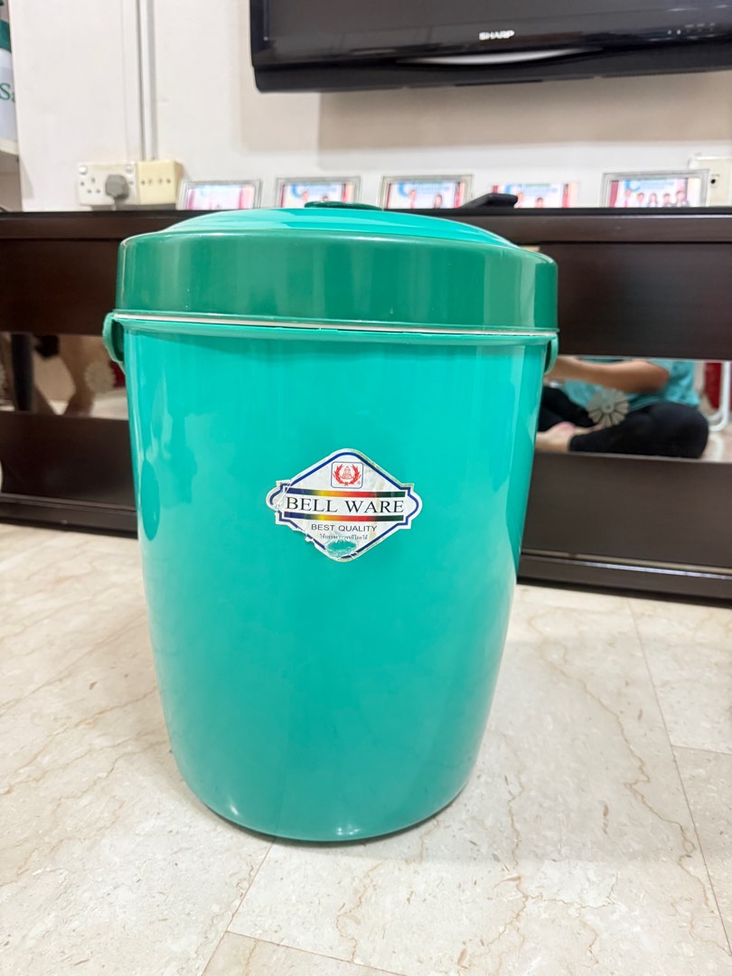 bell ware rice bucket 30 litter, Furniture & Home Living, Kitchenware ...
