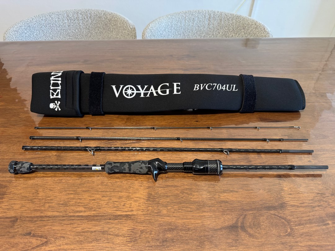 Bone Voyage Rod Salt Finesse BVC704UL, Sports Equipment, Fishing on ...