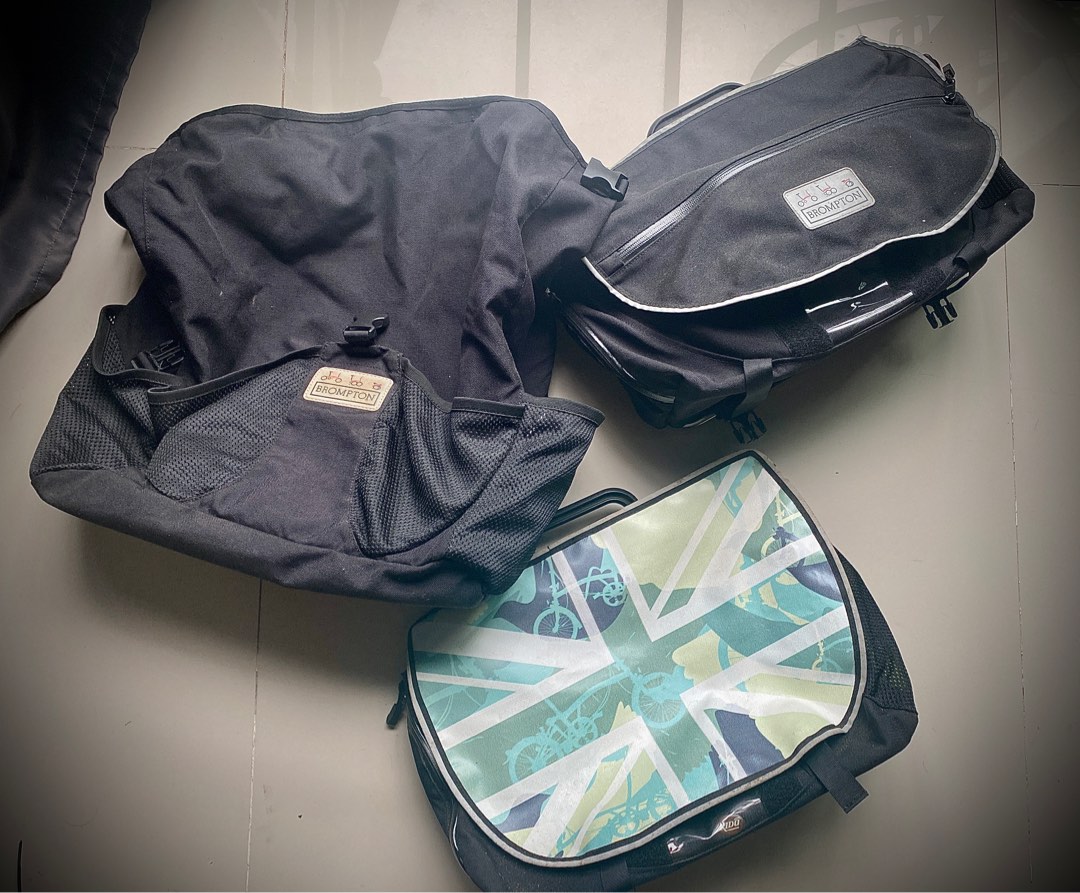 Brompton T bag S bag first version, Sports Equipment, Bicycles & Parts ...
