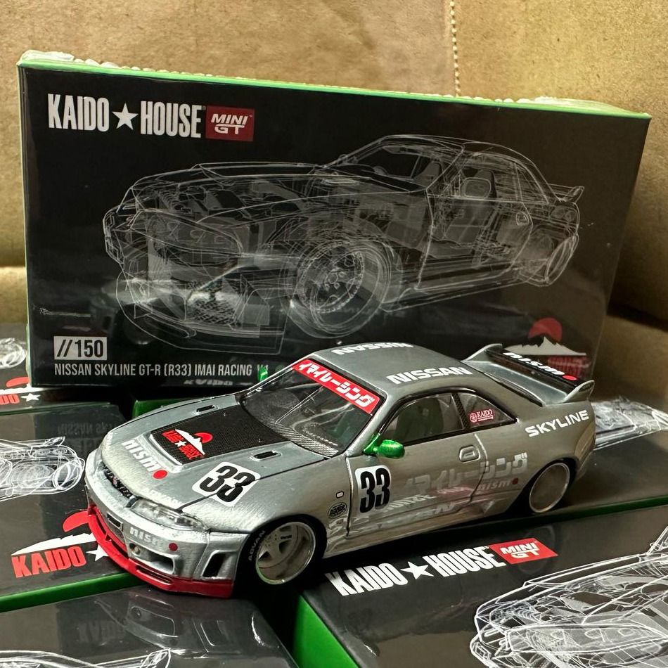 Chase Car 隱藏版 Mini GT x Kaido House Nissan Skyline GT-R R33 Imai Racing ...