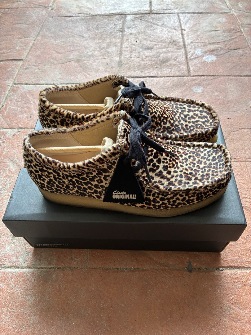 Clarks Wallabee Leopard Tokyo, Men's Fashion, Footwear, Sneakers on ...