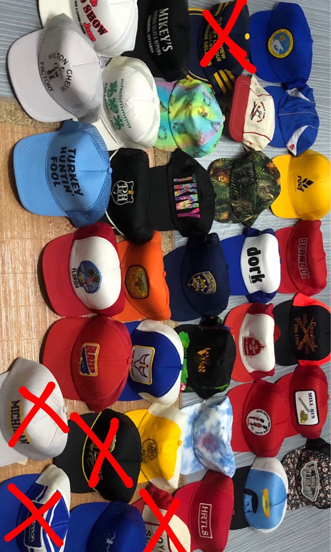 COMBO TOPI VINTAGE DAN BRANDED, Men's Fashion, Watches & Accessories ...