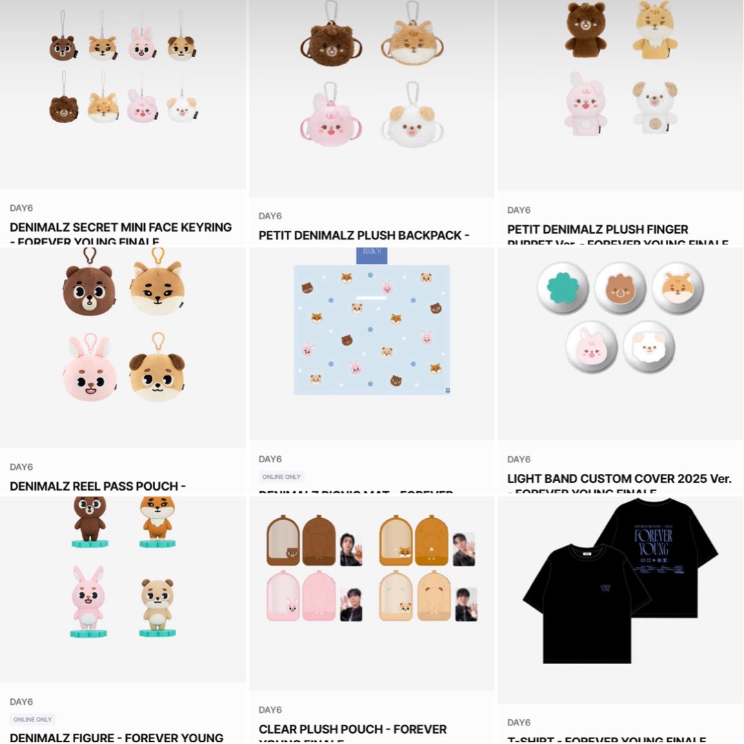 DAY6 3RD WORLD TOUR FINALE in SEOUL OFFICIAL MERCH, Hobbies & Toys ...