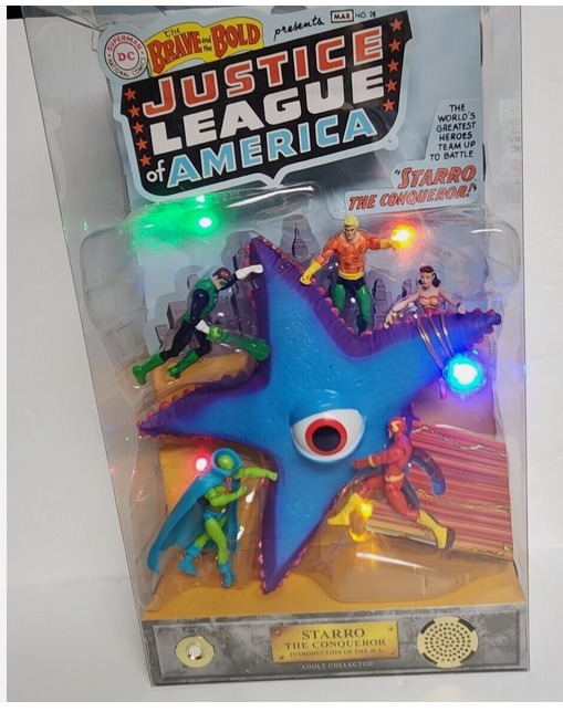 DC Action Figures Justice League vs Starro the Conqueror SDCC Mattel ...