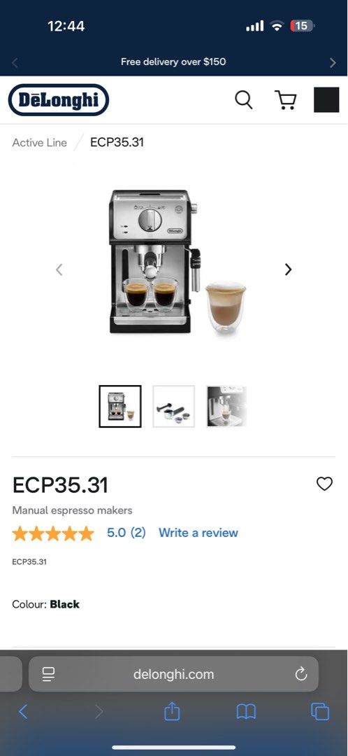 DeLonghi coffee machine (ECP35.31), TV & Home Appliances, Kitchen Appliances, Coffee Machines ...