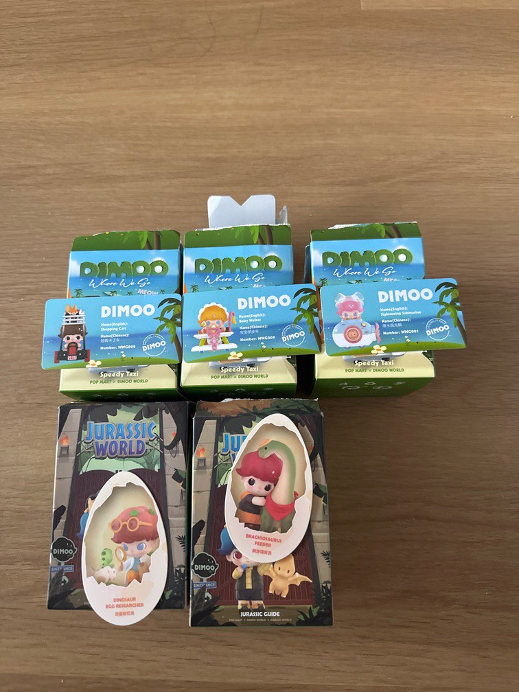Dimoo Jurassic World / Here We Go, Hobbies & Toys, Toys & Games on ...