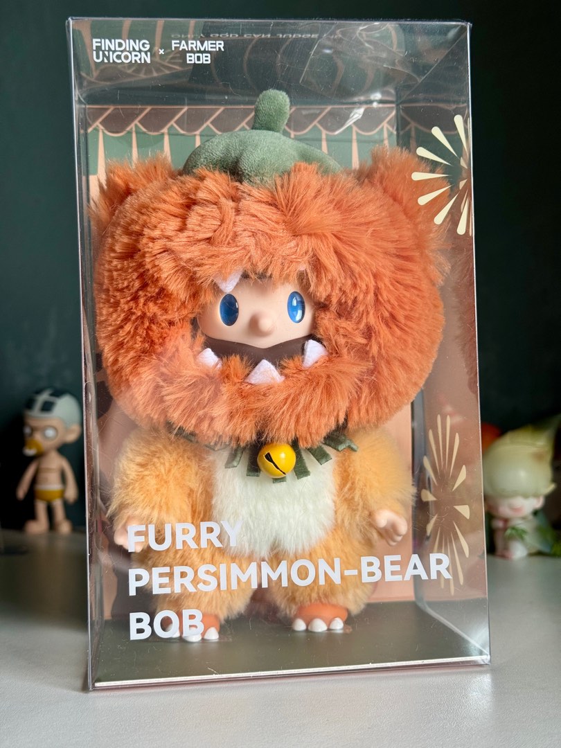 FARMER BOB Furry Persimmon Bear Bob, Hobbies & Toys, Collectibles ...