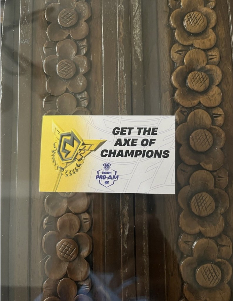 FNCS Axe Of Champion Code, Video Gaming, Gaming Accessories, Game Gift ...