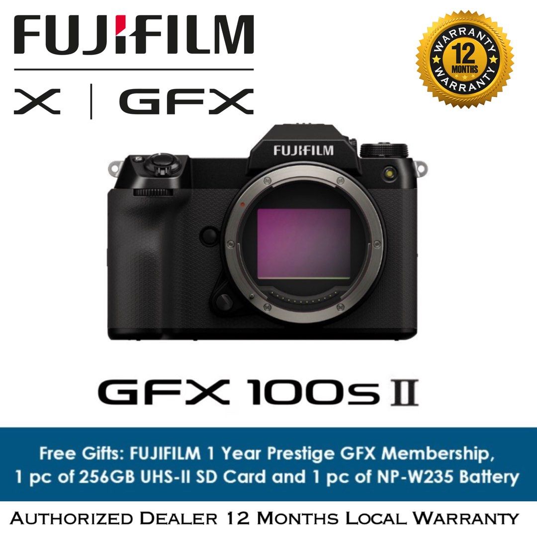 Fujifilm GFX100S II Medium Format Mirrorless Camera | Fuji GFX100SII ...