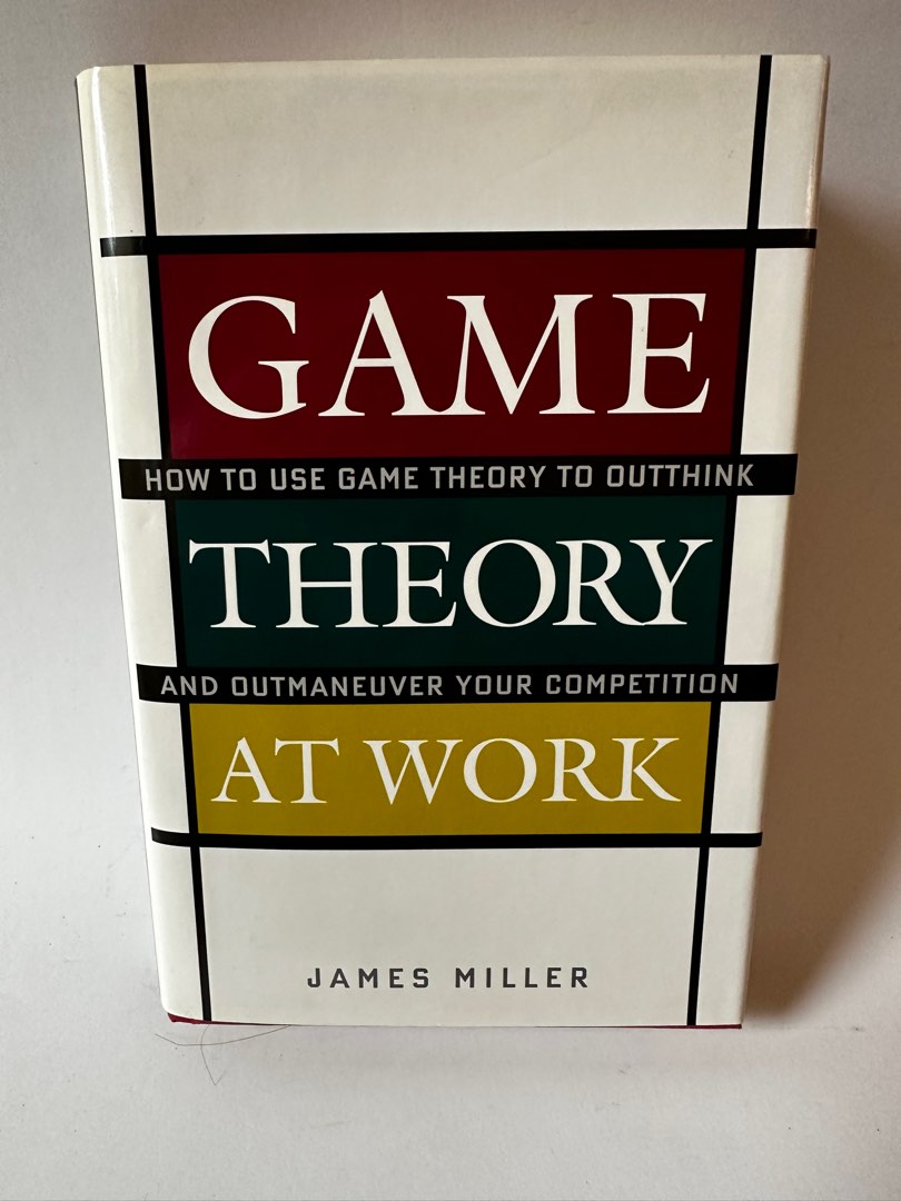 Game theory at work, Hobbies & Toys, Books & Magazines, Fiction & Non ...