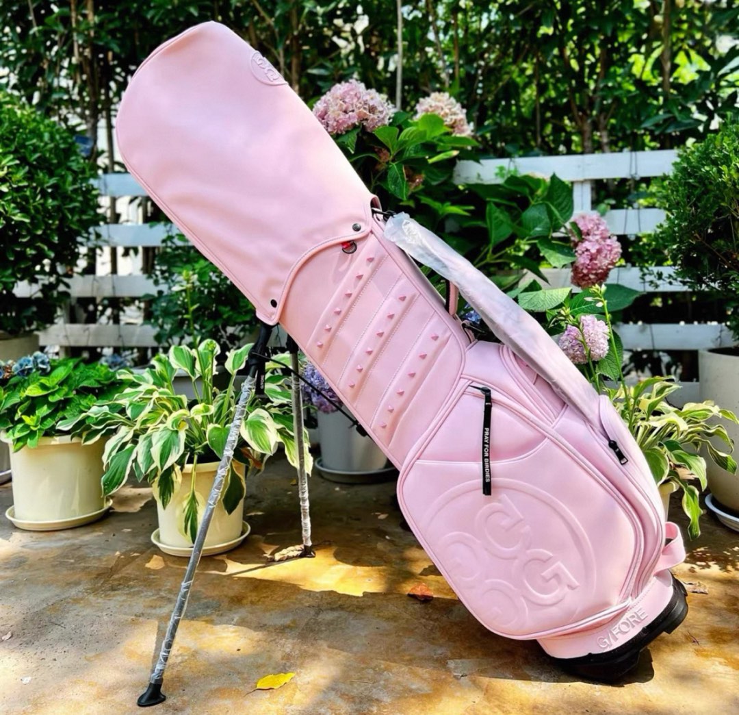 G/Fore Matt Pink Golf Bag, Sports Equipment, Sports & Games, Golf on Carousell