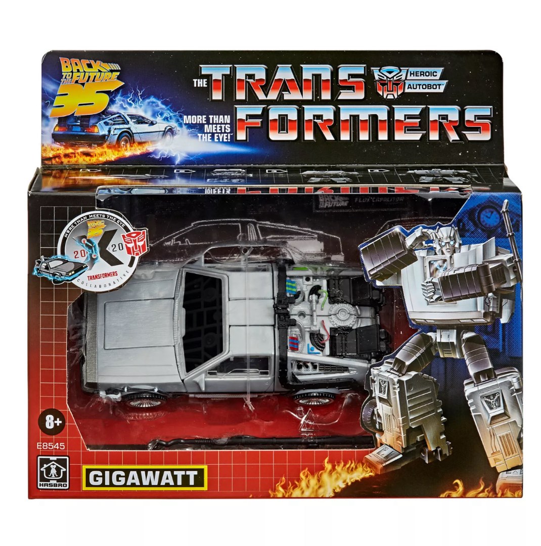 Hasbro Gigawatt DeLorean Figure Transformers Back to the Future ...