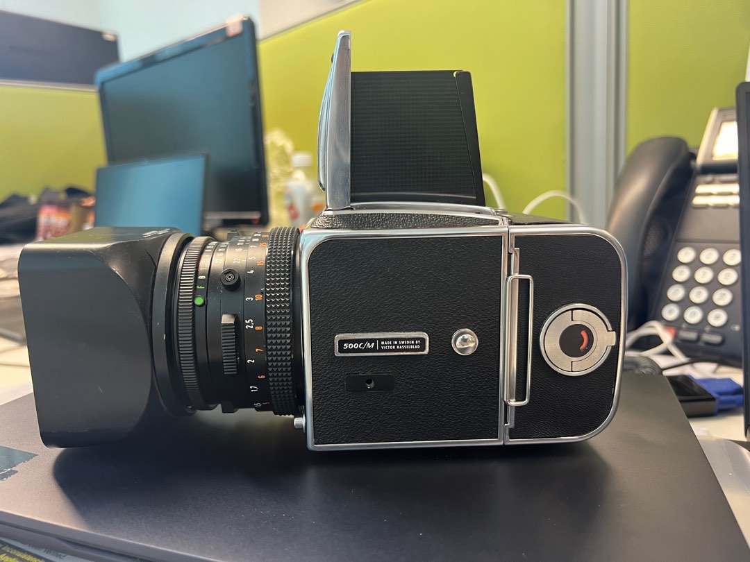 Hasselblad 500c/m with cf 80mm f2.8 500cm 500 cf80, 攝影器材, 相機 - Carousell
