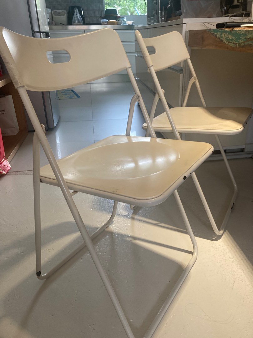 IKEA slime chairs 1 $15 2 $25, Furniture & Home Living, Furniture ...