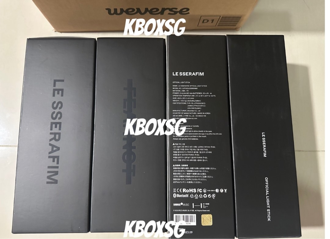 INSTOCK-OFFICIAL LE SSERAFIM LIGHTSTICK/ LE SSERAFIM LIGHT STICK/ LE ...