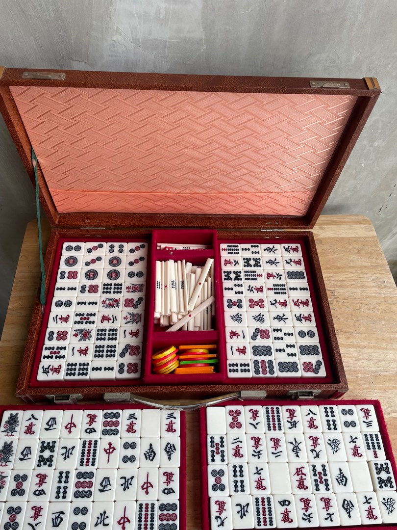 Japanese Riichi Mahjong Set 3, Hobbies & Toys, Toys & Games on Carousell